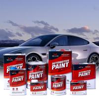 China 2k Car Refinishing Paint Auto Body Refinish Paint Solid Colors High Gloss Blue Spray Liquid Coating Acrylic Resin for sale