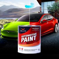 China High Quality 2K Auto Paint Fast Dry Easy Apply Wholesale Auto Body Automotive Liquid Coating Acrylic Resin Based Solid Color Car for sale
