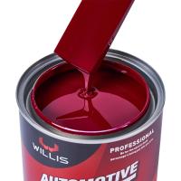 China Chinese Automotive Paint Manufacturer's 2K Rose Red Coating Paint Good Price Supplies Car Spray Refinish Two Component Paint for sale