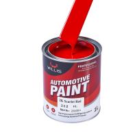China High Gloss 2K Scarlet Red Auto Refinish Liquid Coating Paint Solid Red Base Coating with Resin Acrylic for Automotive Vehicles for sale
