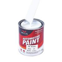 China Hot Selling 1K 2K Solid White Auto Base Car Paint Liquid Coating Factory Automotive Metal Plastic Refinish Mainly Acrylic Resin for sale