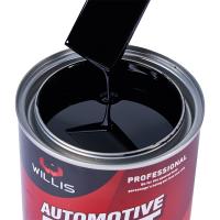 China 2K Black Automotive Coating Paint Metallic Color Car Painting Refinish Two-Component Acrylic Basecoat Top Coat Multiple Colors for sale