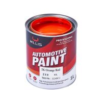 China High Quality 2K Acrylic Coating & Paint Orange Red Automotive Color Hot Selling with Good Price Multiple Colors Available for sale