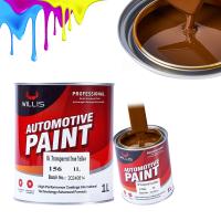 China 1K Transparent Iron Yellow Basecoat Auto Paint Acrylic Resin Liquid Coating Plastic Coating Spray Application Car Refinish OEM for sale
