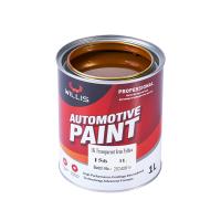 China 1K Transparent Iron Yellow Basecoat Auto Paint Acrylic Resin Liquid Coating Plastic Coating Spray Application Car Refinish OEM for sale
