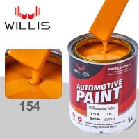 China WILLIS 1K Basecoat Automotive Acrylic Spray-On Coating for Car Boat Refinish Plastic Coating Model 154 Pigment-Based Liquid for sale