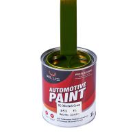 China Chinese Made 1K Basecoat Auto Liquid Coating Solid Olivedark Green Car Repair Paint Spray Application Acrylic Resin Excellent for sale