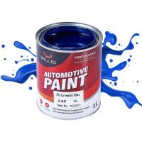 China Car Paint 1K Greenish Blue Automotive Solid Color Basecoat with Acrylic Resin Liquid Coating Spray Auto Refinish Paint for sale