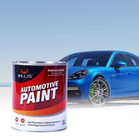 China Car Paint 1K Greenish Blue Automotive Solid Color Basecoat with Acrylic Resin Liquid Coating Spray Auto Refinish Paint for sale