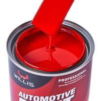 China 1K Car Transparent White Spray Paint One-component Acrylic Resin Liquid Car Repair Paint for sale