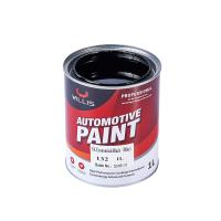 China WILLIS 1K Economical Black Auto Paint One-Component Acrylic Resin for Spray Application for Cars Automotive Refinish for sale