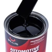 China WILLIS 1K Economical Black Auto Paint One-Component Acrylic Resin for Spray Application for Cars Automotive Refinish for sale