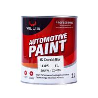 China Car Paint 1K Greenish Blue Automotive Paint Solid Color 1K Basecoat with Acrylic Resin Coating Auto Refinish Paint for sale