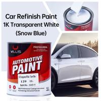China 1K Transparent White Automotive Repair Liquid Coating Paint High Performance Eco Friendly Acrylic Resin Car Refinish Paint for sale