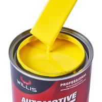China Hot Selling Lemon Yellow 1K Auto Refinish Basecoat China's Best Selling Acrylic Resin Coating Automotive Paint/Car Paint Thinner for sale