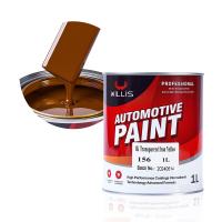China Factory Direct 1K Transparent Iron Yellow Liquid Car Repair Paint One-Component Acrylic Resin for Auto Paint for sale