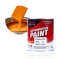 China 1K Transparent Yellow  Factory direct sales ultra-low price spray paint one-component acrylic resin liquid car repair paint for sale
