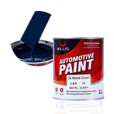 China Factory Direct 1K Green Ultra-Low Price One-Component Acrylic Resin Liquid Car Repair Paint Coating & Paint for sale