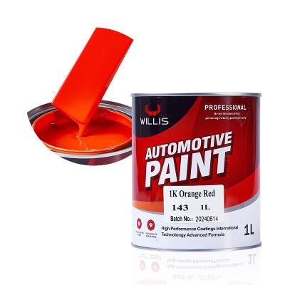 China High Quality 1K Color Car Paint Factory Supply Automotive Refinish Clearcoat with Hardener Coating & Paint for sale