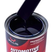 China Willis 1K Auto Refinish Basecoat Solid Purple Blue Acrylic Resin Coating Putty Paint Automotive Coating From China for sale