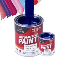China Hot Selling 1K Blue Automotive Repair Paint Single Component Acrylic Resin Low Price High Performance Primer Thinner Clear Spray for sale