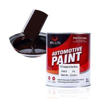 China Hot Selling 1K Acrylic Resin Car Paint Low-Priced Iron Brown Metallic Tone Spray Application Car Repair Paint Thinner Varnish for sale