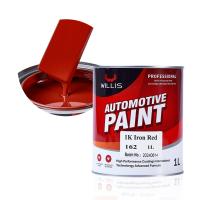 China Hot Selling 1K Auto Coating Paint High-Performance Acrylic Resin Iron Red Metallic Tones Automotive Refinish Car Paint Low Price for sale