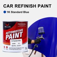 China Advanced Formula 1k Standard Blue Car Refinish Color Paint Litre Car Paint Products for sale