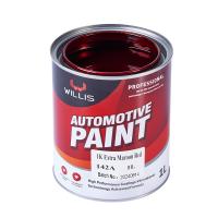 China High Quality Car Paint Protection Coating 1k Extra Maroon Red Car Refinish Paint Automotive Car Paint for sale