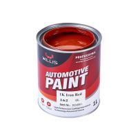 China 1K Iron Red Car Spray Paint One-Component Acrylic Resin Liquid Automotive Refinish Paint Solid Color 1K Color Paint China for sale