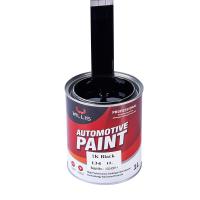 China WILLIS 1K Black Car Spray Paint One-Component Automotive Refinish Acrylic Resin Liquid Coating Solid Color 1K Color Paint China for sale