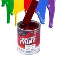 China Hot Selling 1K/2K Automotive Topcoat Spray Painting Gun with Factory-Supplied Paint Mixing Lids for sale