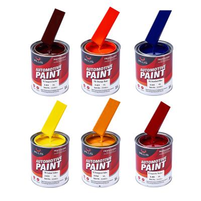 China 1K/2K Auto Refinish Coating Paint Liquid Acrylic Resin Car Repair Spray with Thinner Vehicle Paint Application for sale