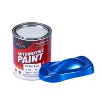 China Auto Paint Refinish Coating Blue Lake 1K Basecoat Lacquer Automotive Solid Color Body Lacquer Repair Acrylic Resin Coating for sale