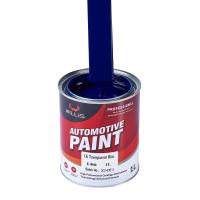 China Solid Color 1K Basecoat Auto Coating Transparent Blue Car Paint and Automotive Repair Acrylic Resin Spray Painting for sale
