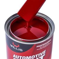 China High Performance 1K Pure Solid Colour Basecoat Auto Coating Factory Car Paint with Acrylic Metallic Tones for Car Refinish for sale