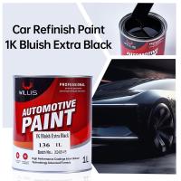 China WILLIS 1K Color Paint for Cars Coated Plastic in 1K Acrylic Resin with Extra Black Premium 1K Paint for Vehicle Coating Painting for sale