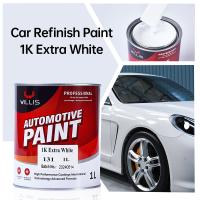 China Advanced 1K Acrylic Resin White Paint for Automotive Repair High Concentration Liquid Coating Car Color Master Paint for sale