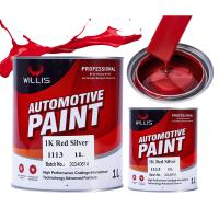 China Automotive Repair 1K Silver Paint Factory Supply Automotive Thinner One Component Acrylic Resin Liquid Coating Plastic Coating for sale