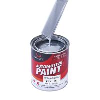 China 1K Acrylic Silver Paint Mixed Resin Liquid Coating Moderate Brightness One-Component Metallic Silver Car Paint Plastic Coating for sale