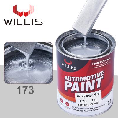 China 1K Shiny Silver Acrylic Resin Car Repair Paint with Strong Adhesion for Boat Plastic Coating Car Spray Gun-Ultra-Low Price for sale