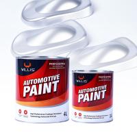 China High Quality 1K Silver Metallic Car Paint Clear Coat Acrylic Resin Body Filler and Thinner for Car Body Repair &car Repair Paint for sale