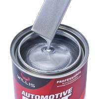 China Best Selling High Quality 1K Super White Diamond Silver Automotive Paint Multicolor Spray Coating Strong Metallic Feel Auto for sale