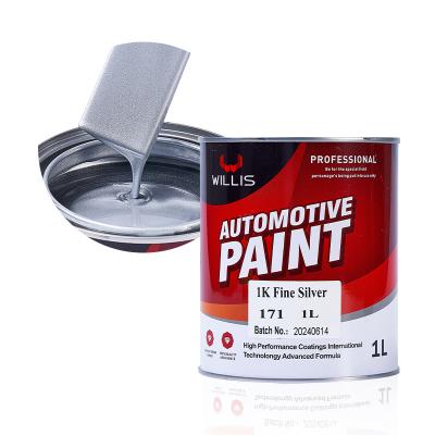China High Quality 1K Silver Multicolor Automotive Spray Paint Fine Silver Car Paint with Automotive Thinner Coating & Paint for sale