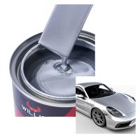 China High Quality 1K Silver Plated Car Paint with Strong Metallic Texture Factory-provided Spray Paint Thinner Mainly Acrylic Resin for sale