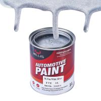 China Hot Selling 1K Fine White Silver Polyurethane Thinner Auto Repair Car Acrylic Resin Coating Paint Spray Mixed Automotive Paint for sale