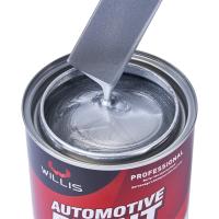 China 1K Acrylic Silver Auto Paint Single Component Resin Liquid Coating for Automotive Repair Moderate Brightness Spray Application for sale