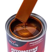 China Orange Red & Silver 1K Acrylic Paint for Automotive Repair Single-Component Resin Liquid Coating for Cars Factory Supply for sale