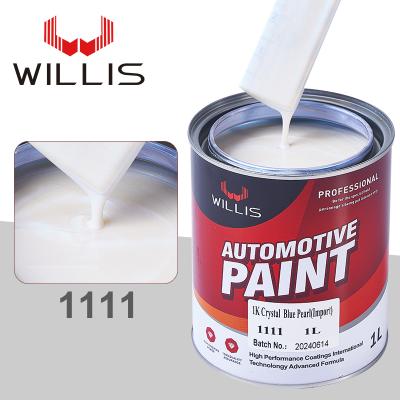China Blue Pearl Liquid Acrylic Resin Car Paint Protective Clear Coat for Plastic Coating Car Repair Spray Application Factory for sale