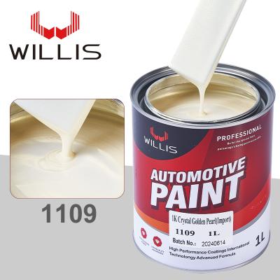 China 1K Acrylic Resin Basecoat & ClearCoat Red/Black Pearl Weather Resistant Pearlescent Vehicle Paint for Car & Boat for sale